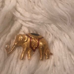 Monet | Jewelry | Monet 97 Collection Elephant Pin | Poshmark